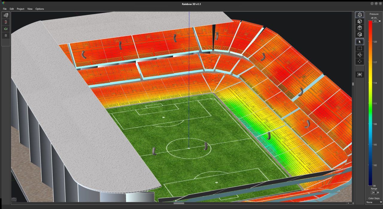 Rainbow 3D, electroacoustical prediction software